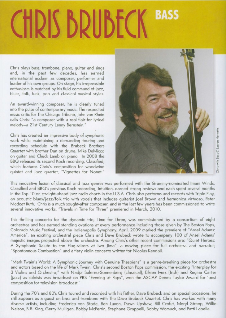 Brubecks Play Brubeck ‹ Creative Talent Agency